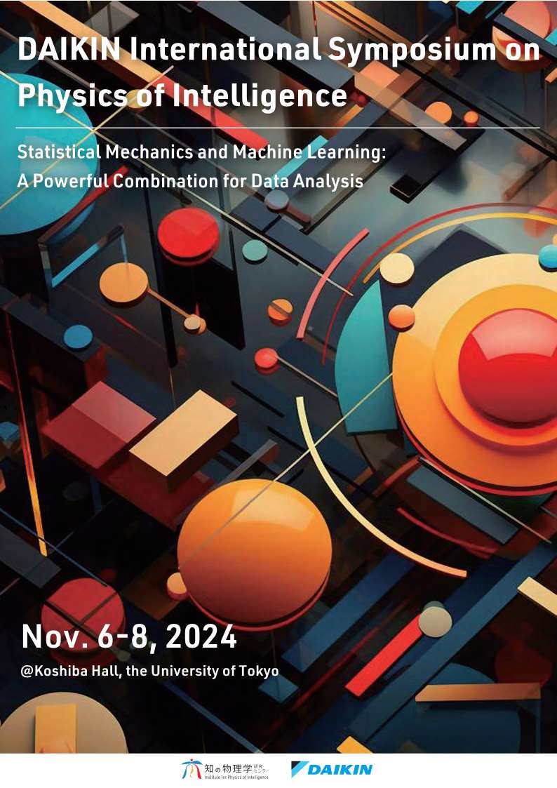 DAIKIN International Symposium on Physics of Intelligence– Statistical ...